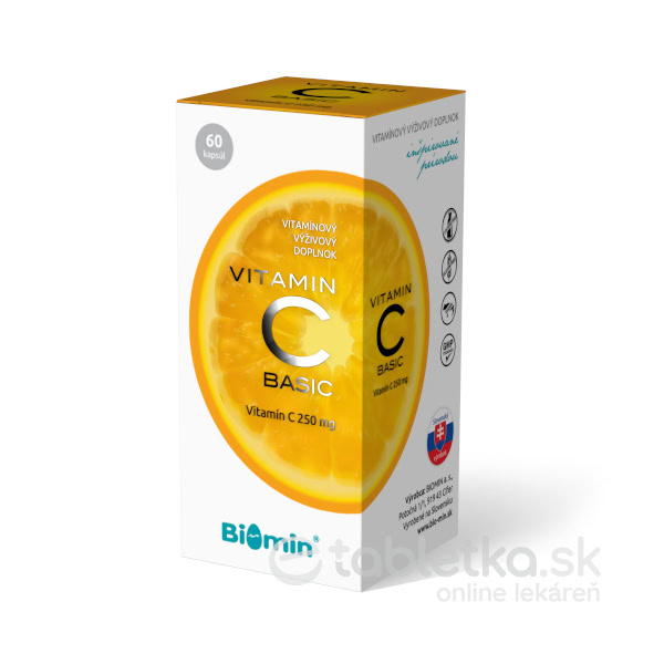 Biomin VITAMIN C BASIC 60 kapsúl | etabletka