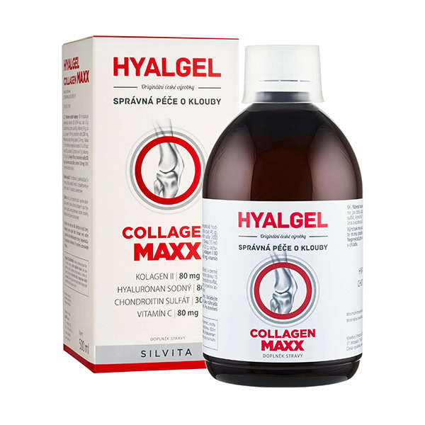 HYALGEL COLLAGEN MAXX tekutý prípravok s pomarančovou príchuťou 500ml ...