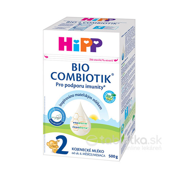 HiPP 2 BIO Combiotik následná mliečna výživa (od ukončeného 6. mesiaca ...
