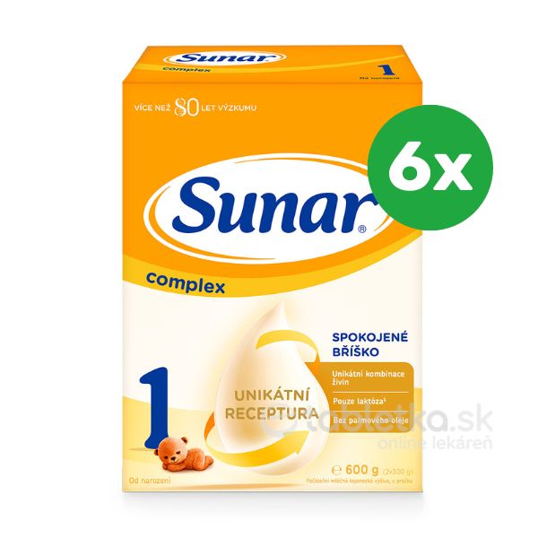 Sunar Complex 1, 6x600g | etabletka