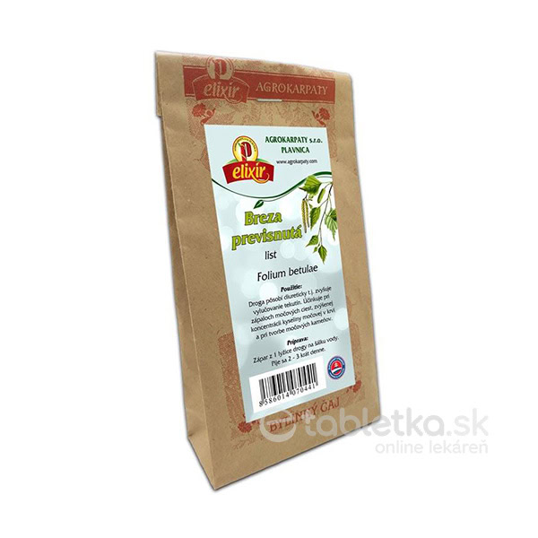 AGROKARPATY Breza list bylinný čaj 30 g | etabletka