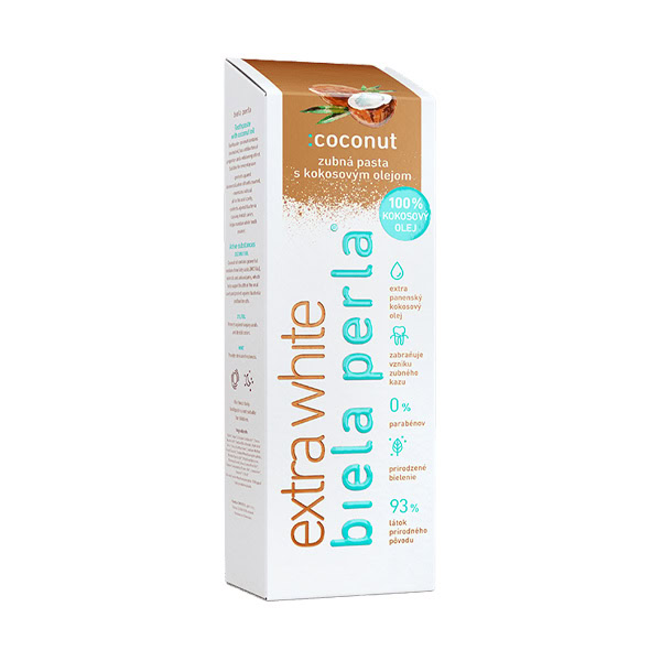 Biela perla Coconut zubná pasta 75ml | etabletka