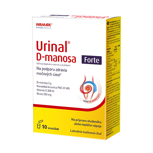 Urinal D-manosa Forte 10 vrecúšok | etabletka