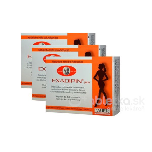 EXADIPIN plus, 3x60 cps (180 cps) | etabletka