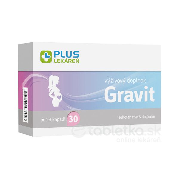 PLUS LEKÁREŇ Gravit 30 kapsúl | etabletka