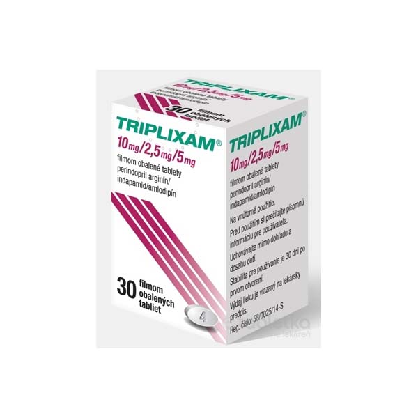 TRIPLIXAM 10 mg/2,5 mg/5 mg | etabletka