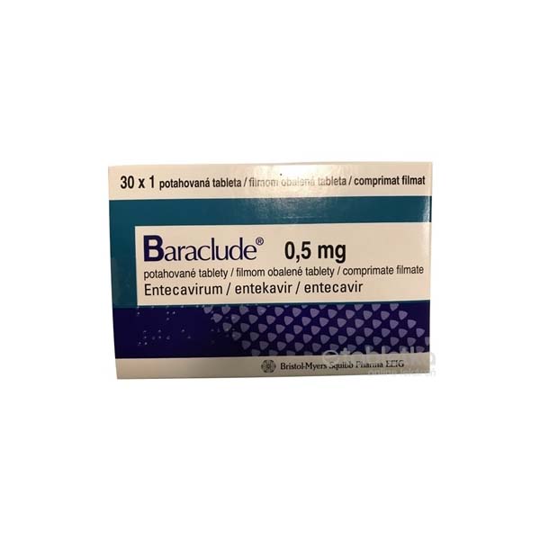 Baraclude 0,5 mg filmom obalené tablety | etabletka