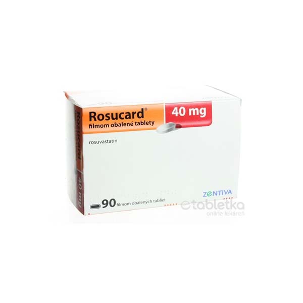 Rosucard 40 mg filmom obalené tablety | etabletka