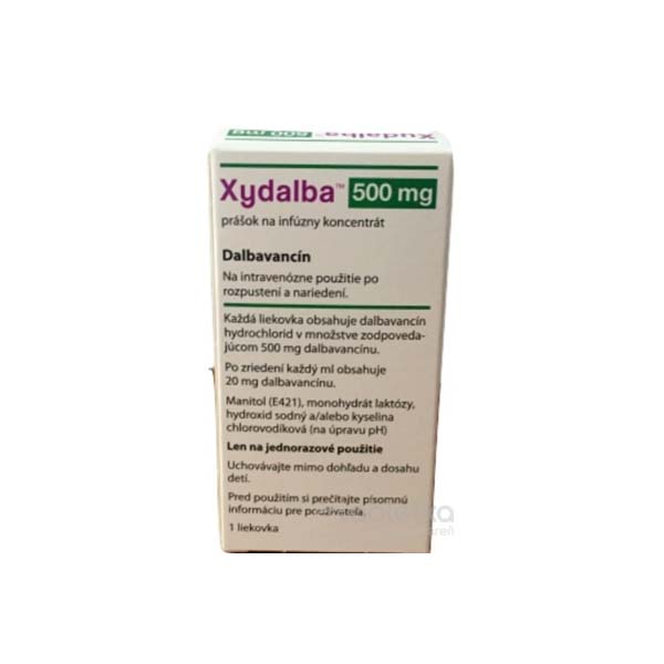 Xydalba 500 mg prášok na infúzny koncentrát | etabletka
