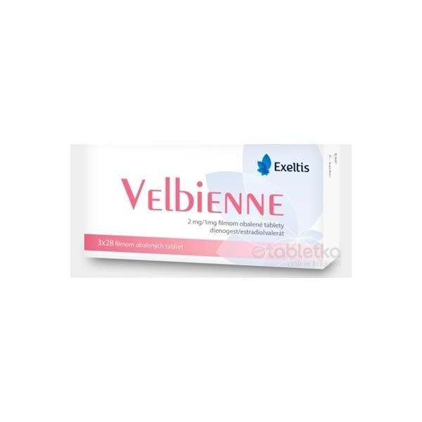 VELBIENNE 2 mg/1 mg | etabletka