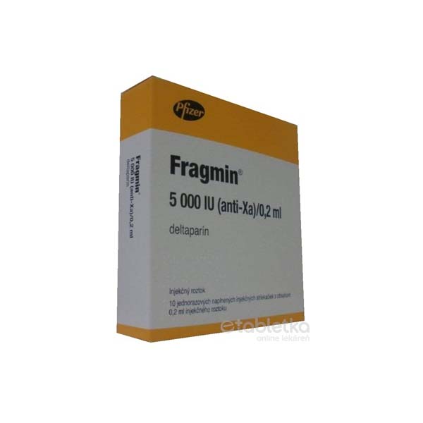FRAGMIN 5000 IU (anti-Xa)/0,2 ml | etabletka