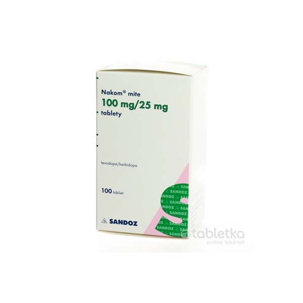 Nakom mite 100 mg/25 mg | etabletka