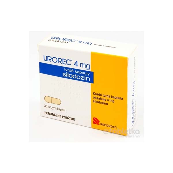 Urorec 4 mg tvrdé kapsuly | etabletka