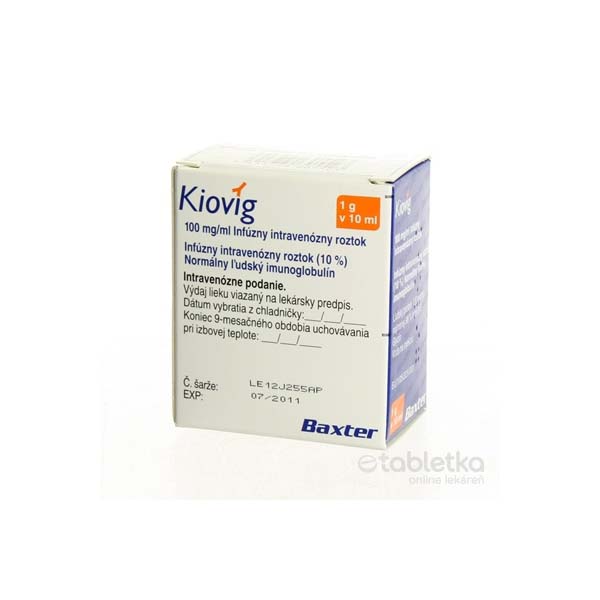 KIOVIG 100 mg/ml | etabletka