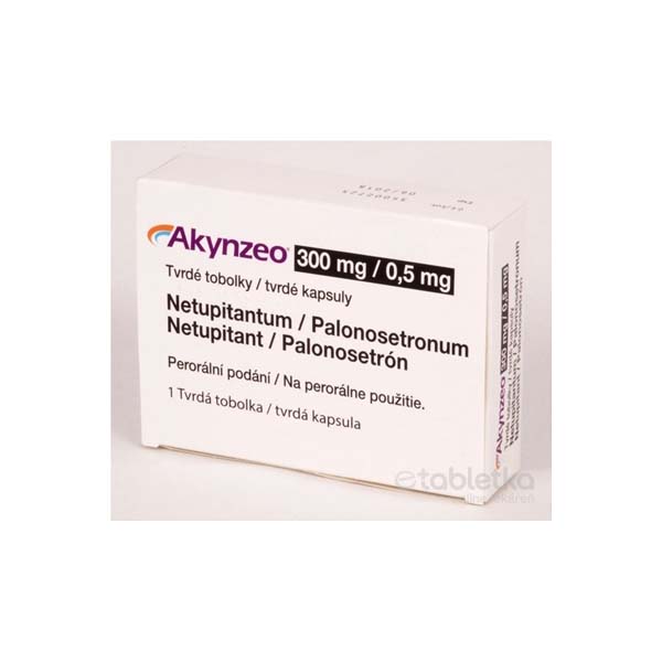 Akynzeo 300 mg/0,5 mg tvrdé kapsuly | etabletka