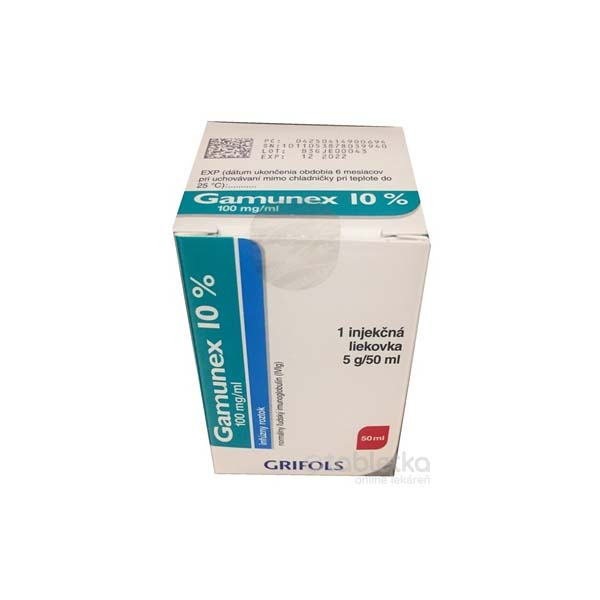 Gamunex 10 % | etabletka