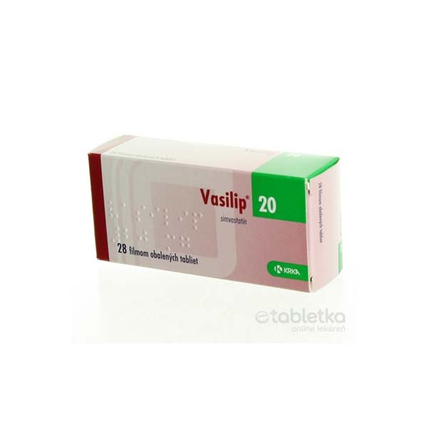 Vasilip 20 | etabletka