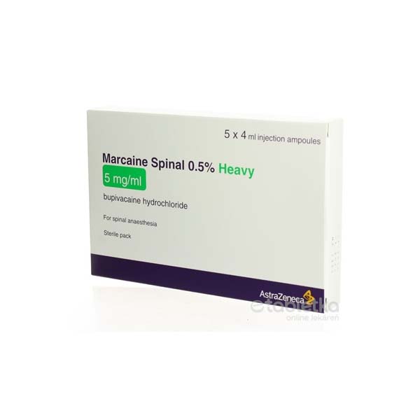 Marcaine spinal 0,5 % heavy | etabletka