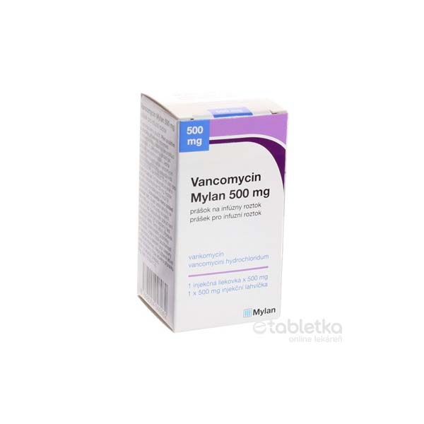 Vancomycin Mylan 500 mg | etabletka