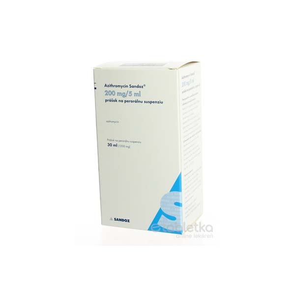 Azithromycin SANDOZ 200 mg/5 ml | etabletka