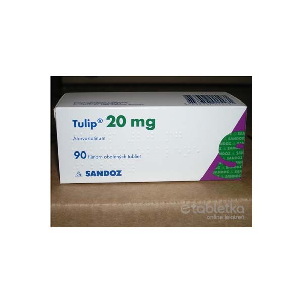 Tulip 20 mg filmom obalené tablety | etabletka
