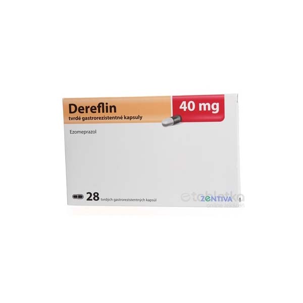 Dereflin 40 mg tvrdé gastrorezistentné kapsuly | etabletka
