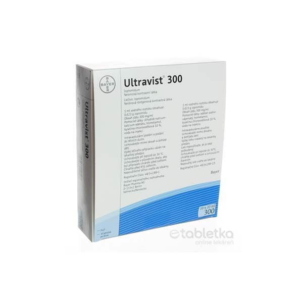 Ultravist 300 mg I/ml | etabletka