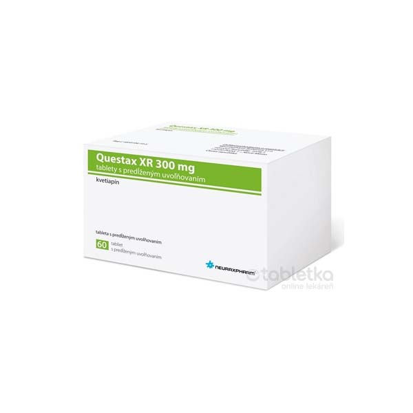 Questax XR 300 mg tablety s predĺženým uvoľňovaním | etabletka