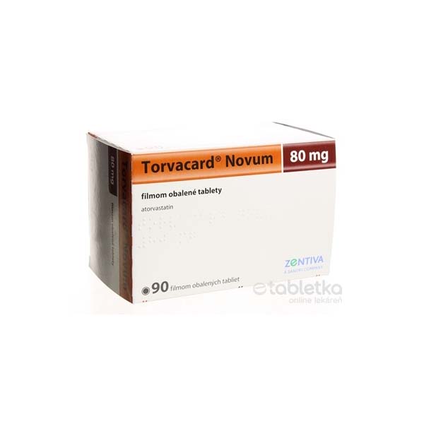 Torvacard Novum 80 mg | etabletka