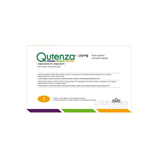 Qutenza 179 mg dermálna náplasť | etabletka