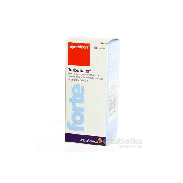 Symbicort Turbuhaler forte 400/12 mikrogramov | etabletka