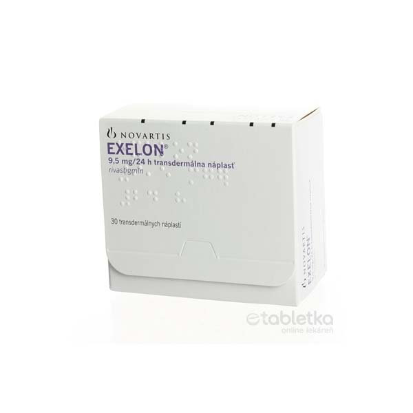 Exelon 9,5 mg/24 h transdermálna náplasť | etabletka