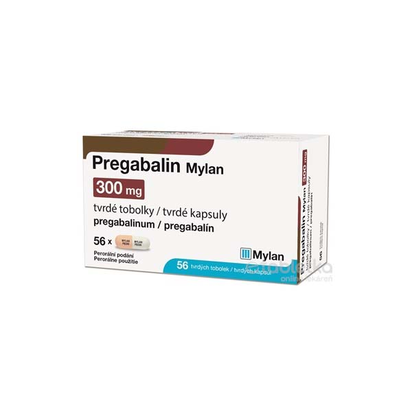 Pregabalin Mylan 300 mg tvrdé kapsuly | etabletka