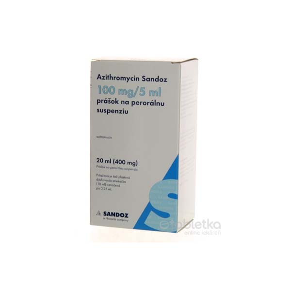 Azithromycin SANDOZ 100 mg/5 ml | etabletka