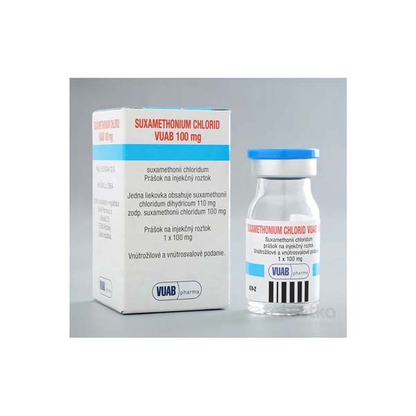 SUXAMETHONIUM CHLORID VUAB 100 mg | etabletka