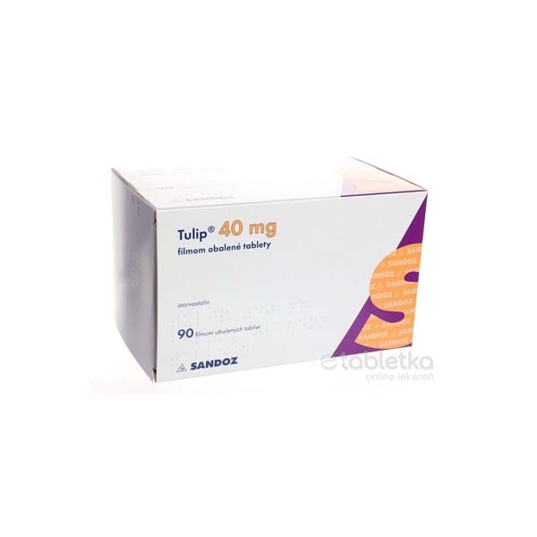 Tulip 40 mg filmom obalené tablety | etabletka