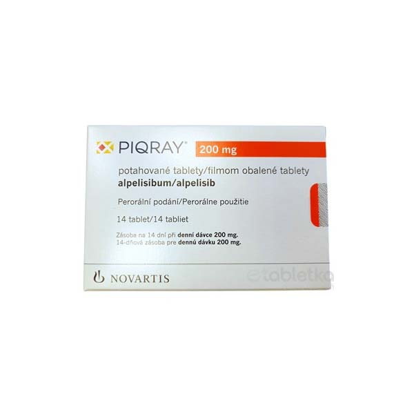 Piqray 200 mg filmom obalené tablety | etabletka