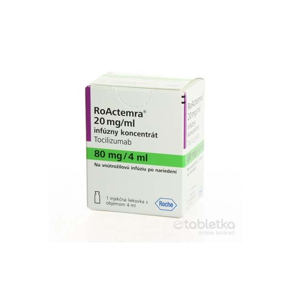 RoActemra 20 mg/ml infúzny koncentrát | etabletka