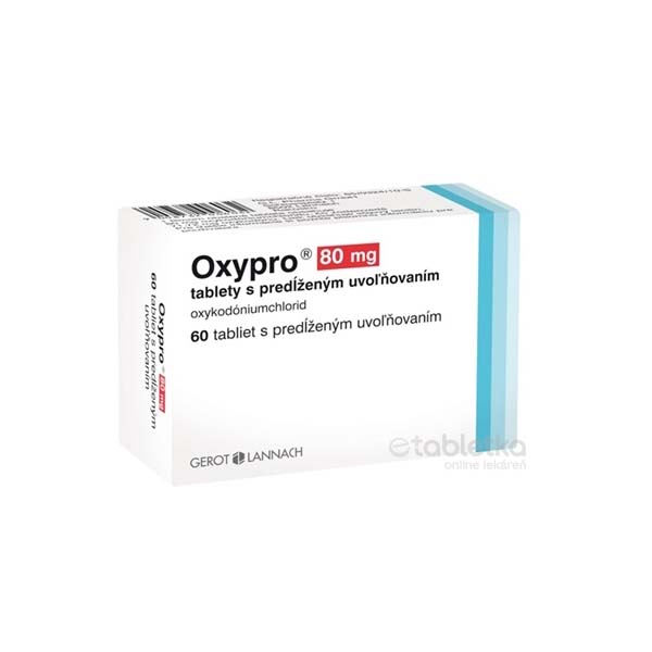 Oxypro 80 mg tablety s predĺženým uvoľňovaním | etabletka