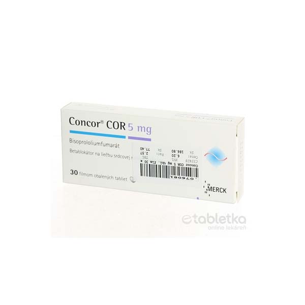 CONCOR COR 5 mg | etabletka
