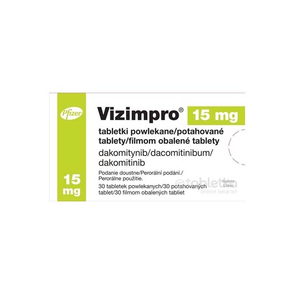 Vizimpro 15 mg filmom obalené tablety | etabletka