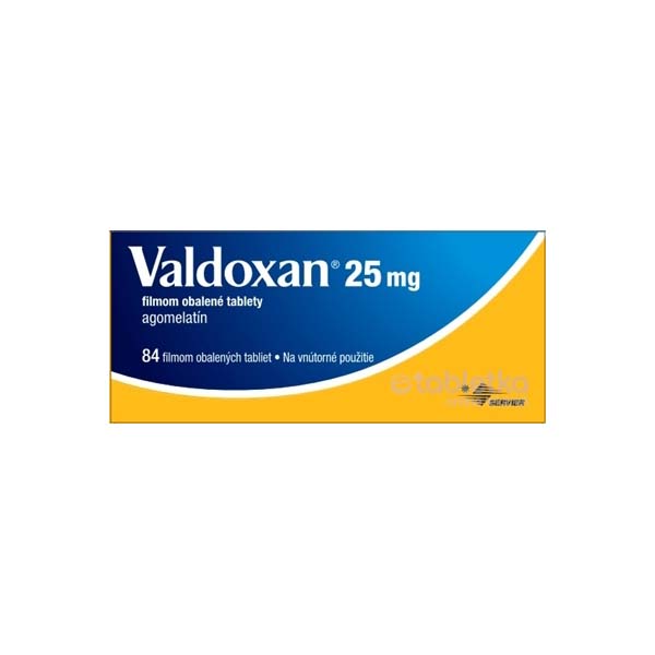Valdoxan 25 mg filmom obalené tablety | etabletka