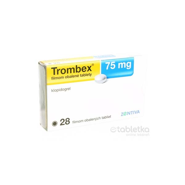Trombex 75 mg filmom obalené tablety | etabletka