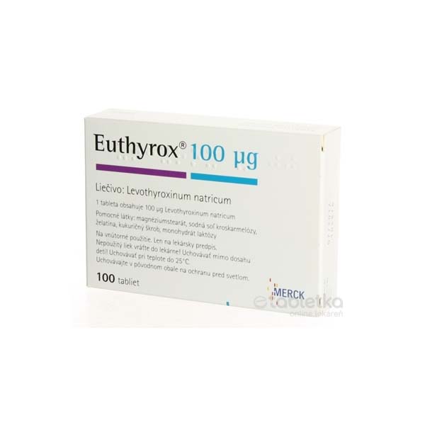 Euthyrox 100 mikrogramov | etabletka