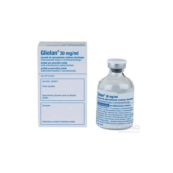 Gliolan 30 mg/ml prášok na perorálny roztok | etabletka