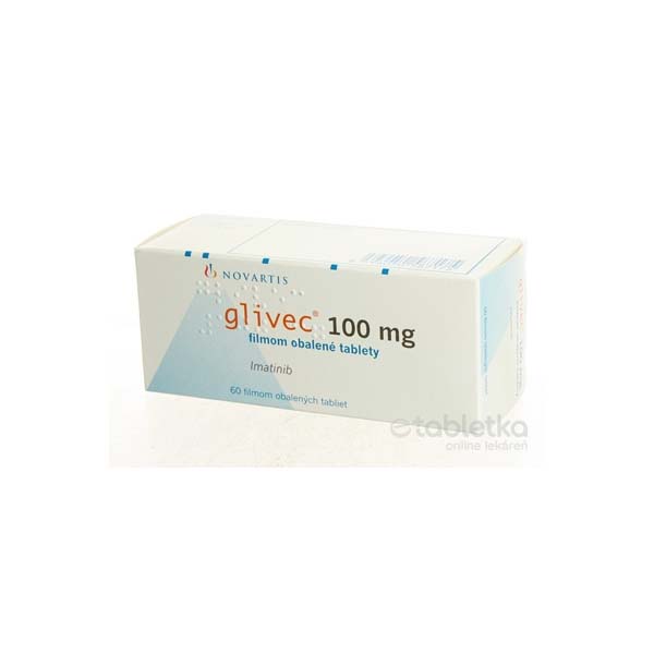 GLIVEC 100 mg filmom obalené tablety | etabletka