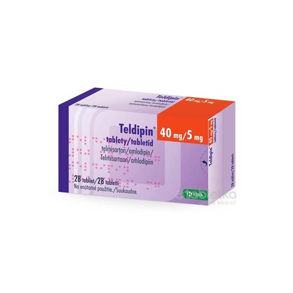 Teldipin 40 mg/5 mg tablety | etabletka