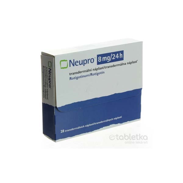 Neupro 8 mg/24 h transdermálna náplasť | etabletka