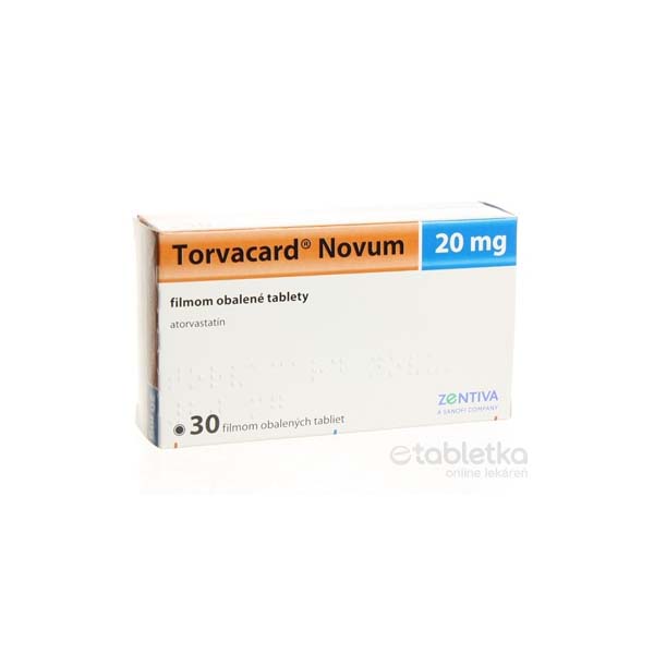 Torvacard Novum 20 mg | etabletka