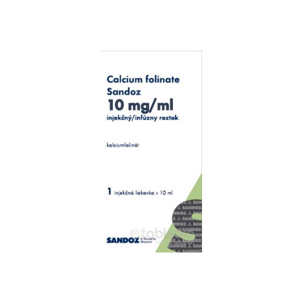 Calcium folinate Sandoz 10 mg/ml | etabletka